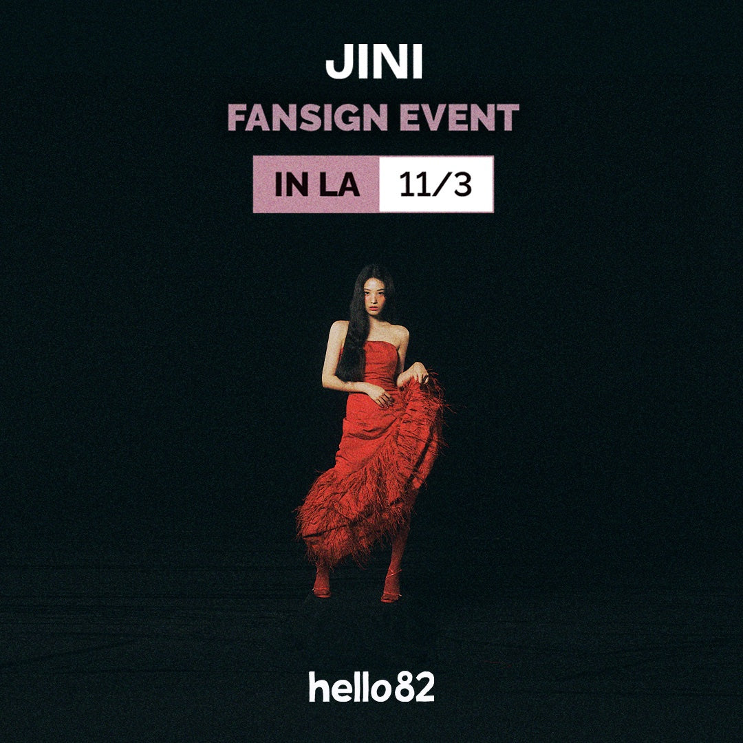 [JINI - 1st EP : An Iron Hand In A Velvet Glove] 11/03 LA FANSIGN Winn ...
