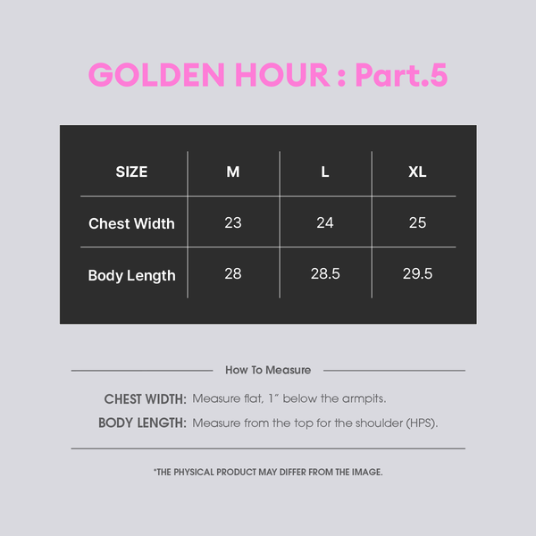 ATEEZ - GOLDEN HOUR : Part.5 - Pigment T-shirt – hello82.shop
