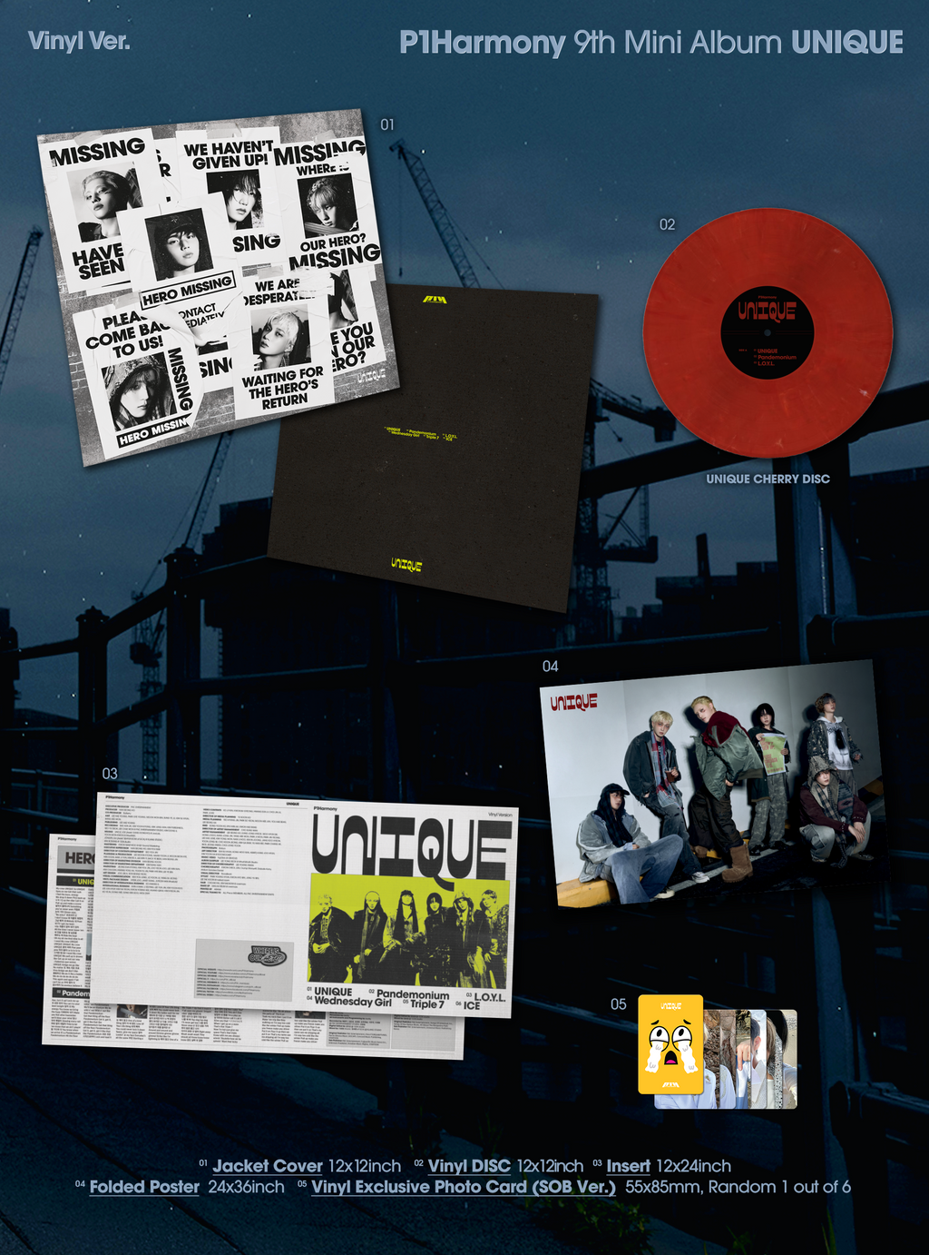 P1Harmony - UNIQUE (Vinyl) - hello82 Exclusive – hello82.shop