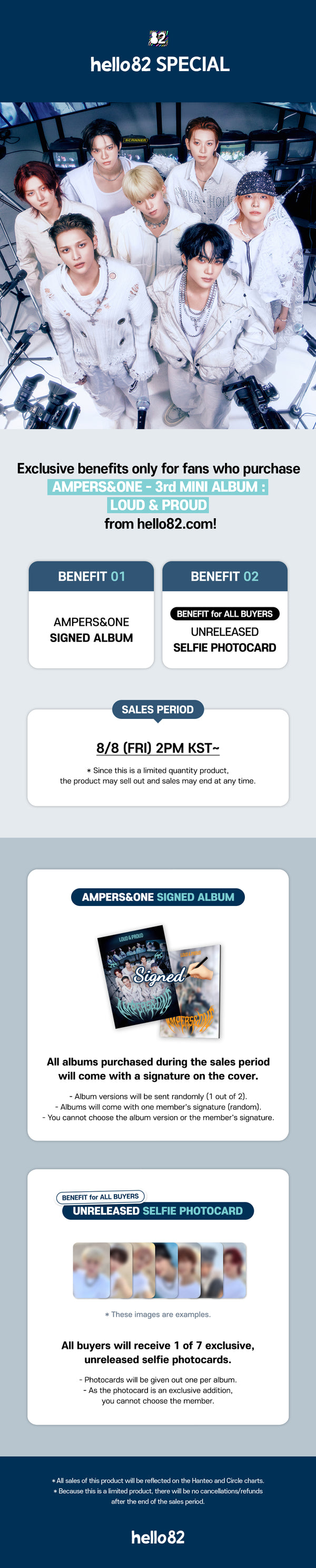 [Signed] AMPERS&ONE - 3rd MINI ALBUM : LOUD & PROUD – hello82.shop