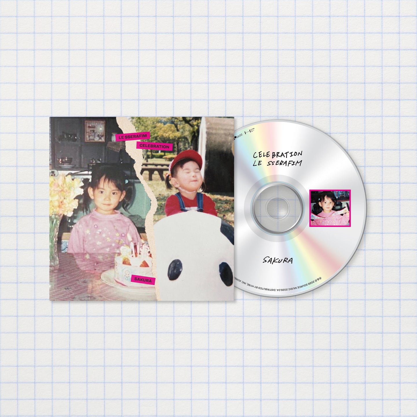 LE SSERAFIM - 'CELEBRATION' Single CD – hello82.shop