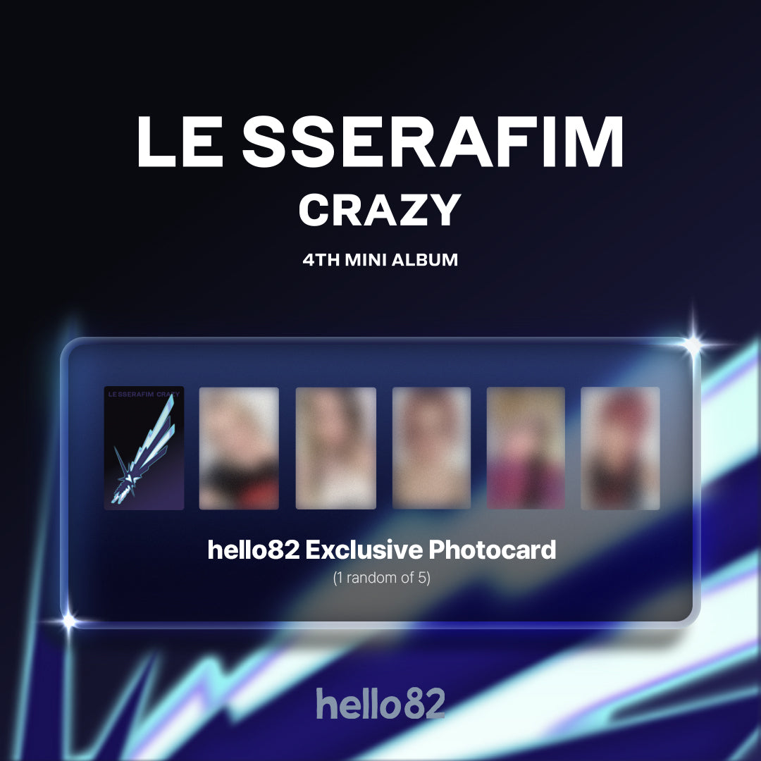 LE SSERAFIM - 4th Mini Album 'CRAZY' (hello82 Exclusive) – hello82.shop