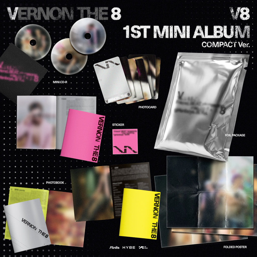 THE 8, VERNON - V8 1st Mini Album 'V8' (COMPACT Ver.) – hello82.shop