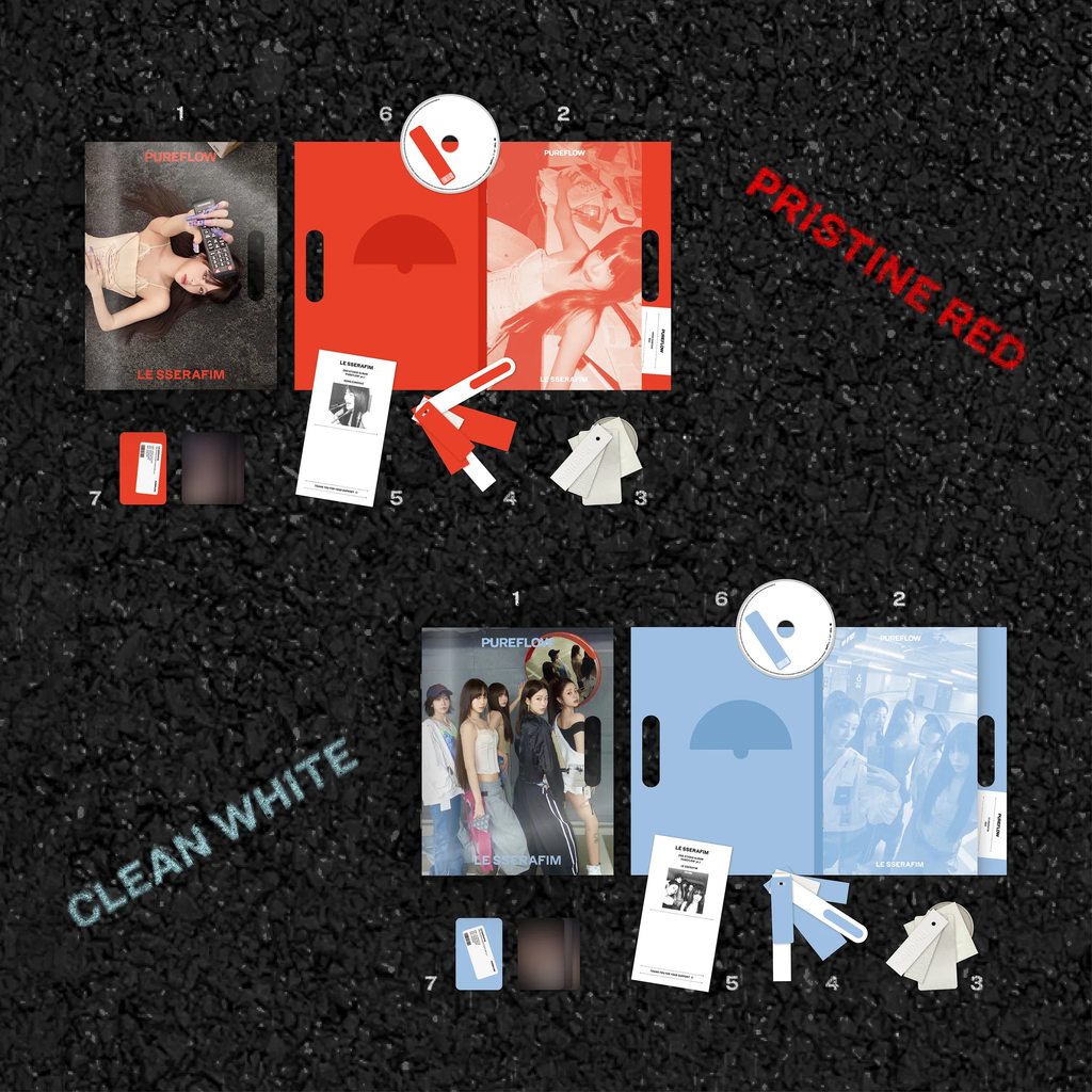 LE SSERAFIM - 2nd Studio Album ‘PUREFLOW’ pt.1 (COMPACT ver.) (hello82 ...
