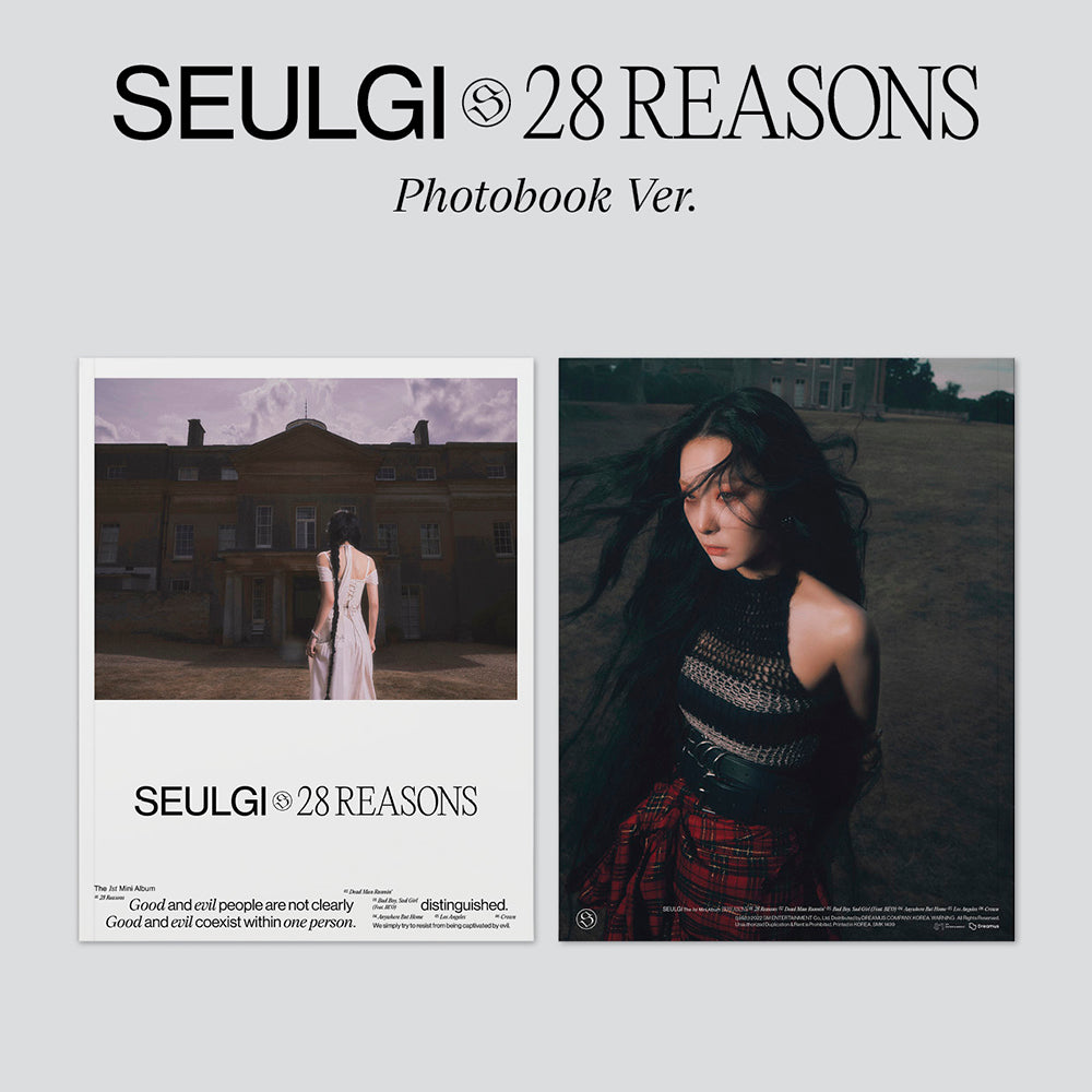 SEULGI - 1st MINI ALBUM : '28 Reasons' [Photo Book ver.] – hello82.shop